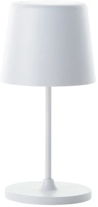 Brilliant G90939/75 Venkovní AKU stolní lampa KAAMI bílá USB-A