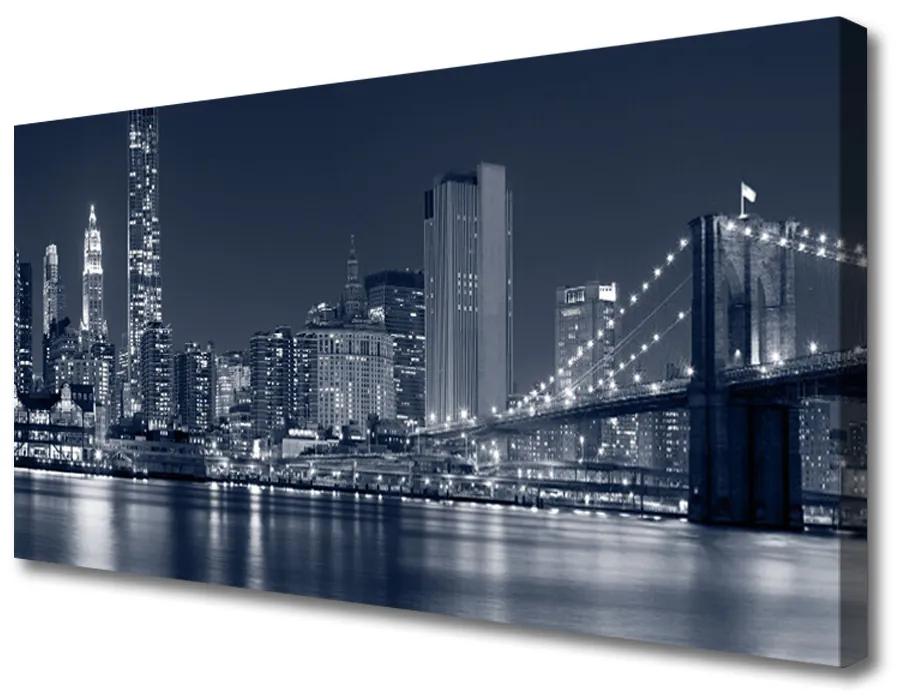 Obraz na plátně Město Most Architektura 125x50 cm