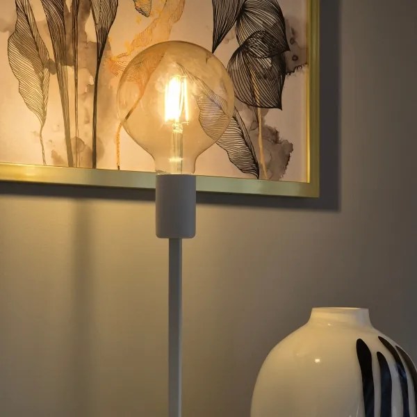 Stolní lampa ASTRID 1xE27/60W/230V bílá