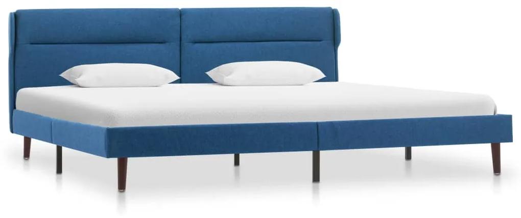 Rám postele Artesia - modrý - textil | 140x200 cm