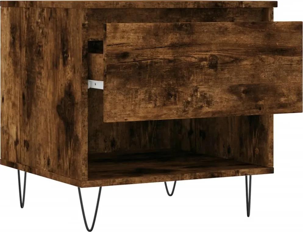 vidaXL Konferenční stolek 50 x 46 x 50 cm kompozitní dřevo [830918] Barva: dub sonoma