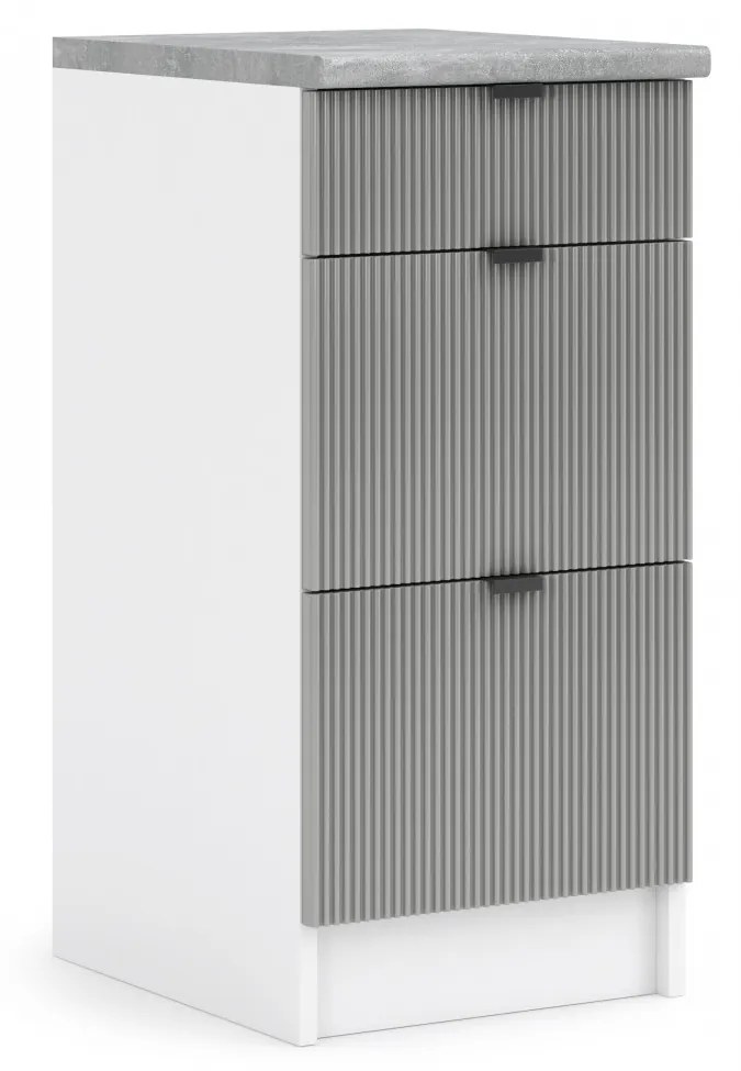 Kuchyňská skříňka spodní 40 cm - LAM SZ40 3SZ - Dvířka NELA