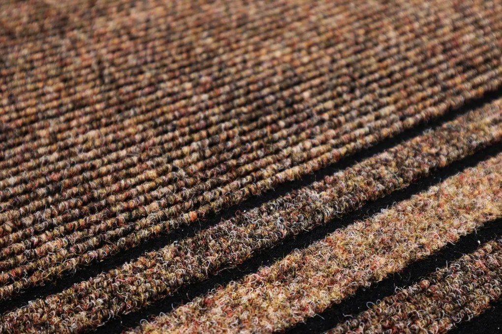 Spoltex, Protiskluzový běhoun na míru Rekord 811 hnědý, šíře 80 cm, hnědá, chodba / předsíň