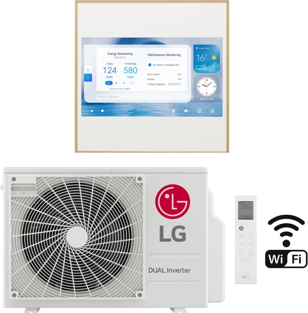 Klimatizace LG Artcool Gallery Premium 2,5 kW - sestava 1+1 včetně montáže