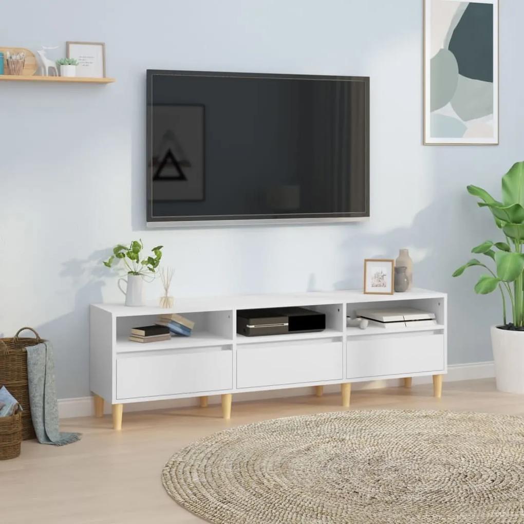 vidaXL TV skříňka 150 x 30 x 44,5 cm kompozitní dřevo [831915] Barva: Černá
