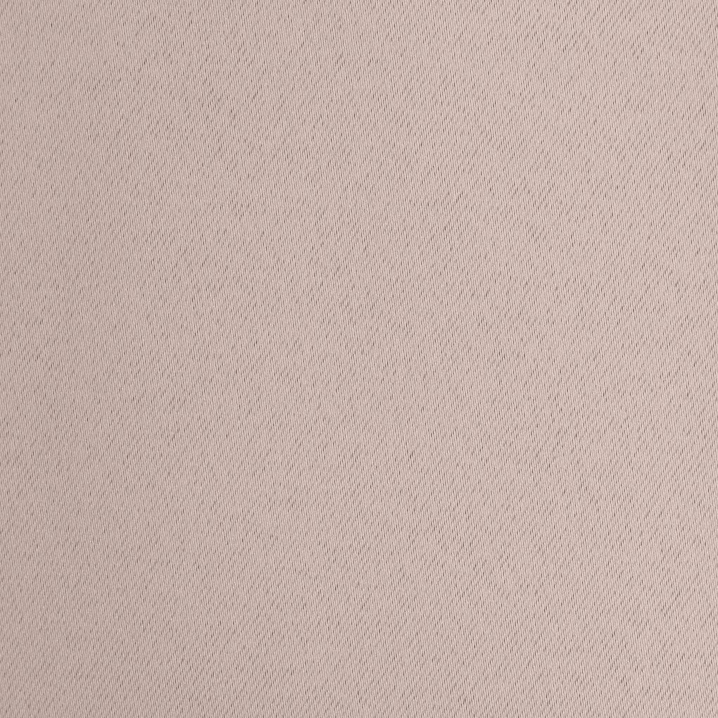 ZATEMŇOVACÍ ZÁVĚS NA KROUŽCÍCH LOGAN 140X270 CM PUDROVÁ