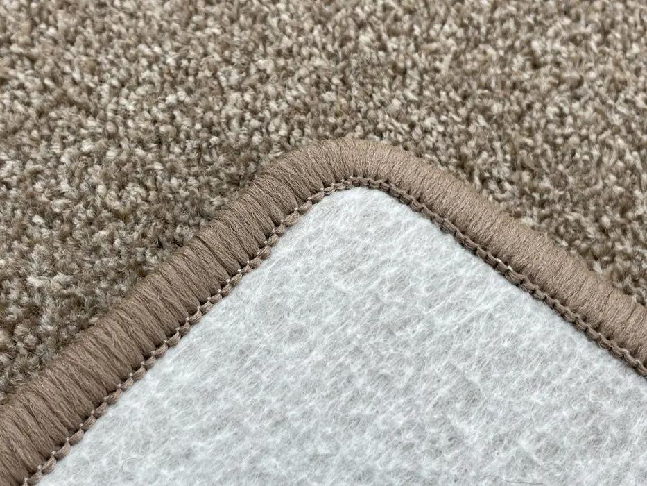 Vopi | Kusový koberec Matera hnědý - Kruh 120 cm průměr