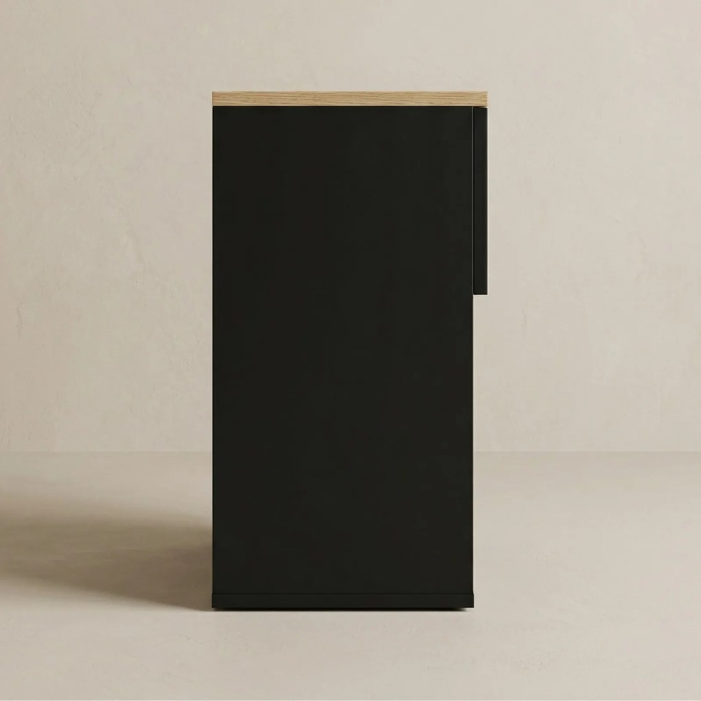 Úzký odkládací stolek TENY, 20 x 30 x 55 cm, černý