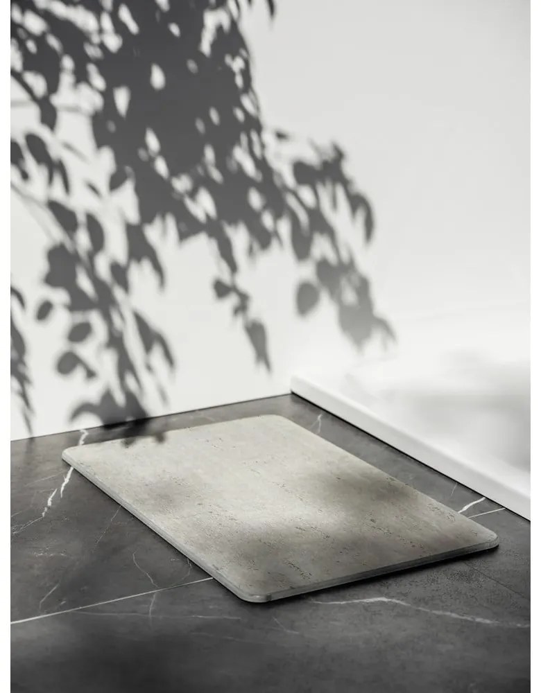 Světle hnědá koupelnová předložka z křemeliny 39x60 cm Puna – Wenko