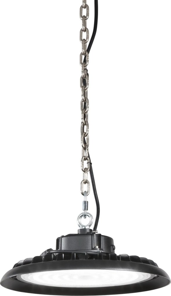 FAN LED-AVATAR-200 Průmyslové závěsné svítidlo HIGH‑BAY AVATAR, černý hliník, 200 W, 4000 K, IP65 - FANEUROPE