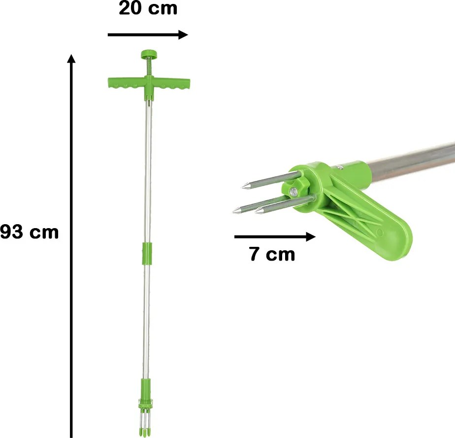 Creative Corner Teleskopický nástroj na vyrývání kořenů93cm