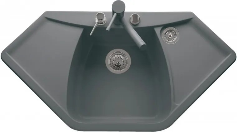 Set Sinks NAIKY 980 Titanium+MIX 3P GR