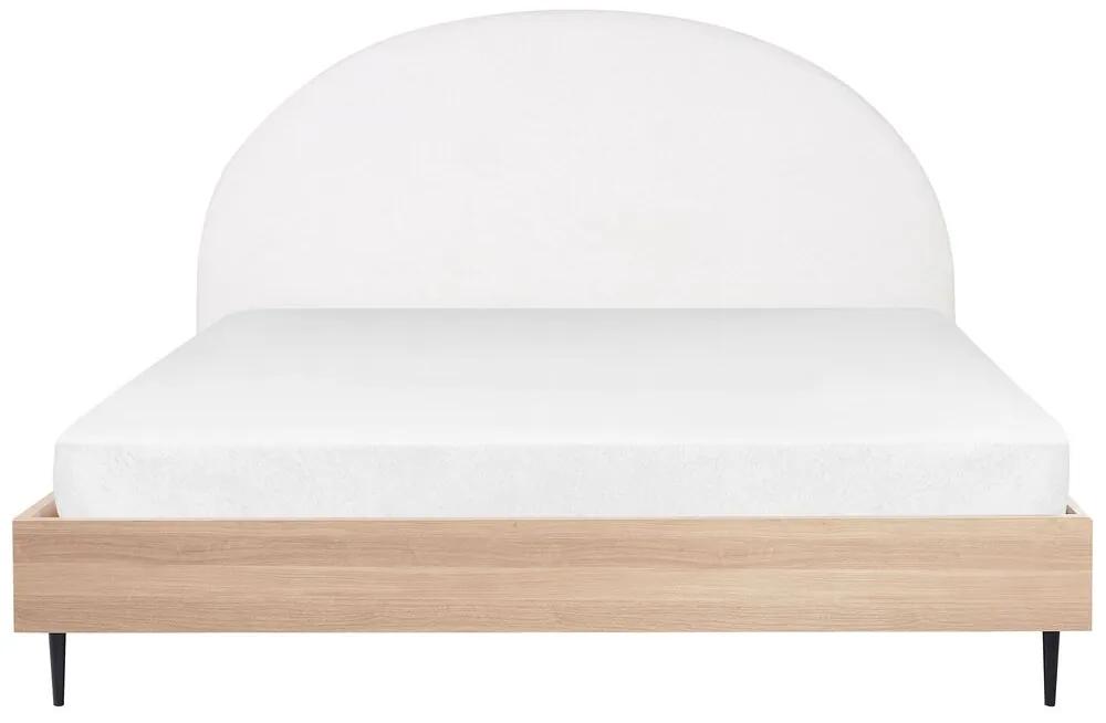 Manželská postel 180 cm Milza (bílá). 1081405