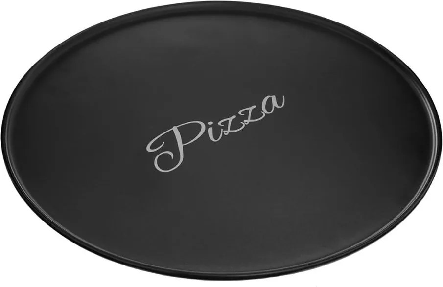 Černý kameninový talíř na pizzu Premier Housewares Mangé