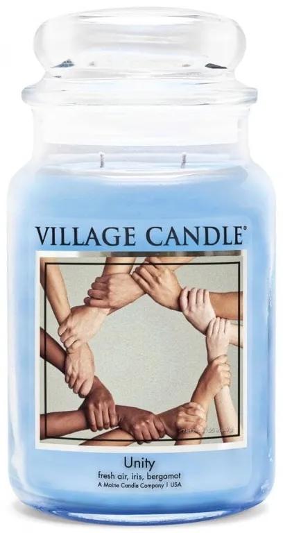 VILLAGE CANDLE Svíčka Village Candle - Unity 602 g, modrá barva