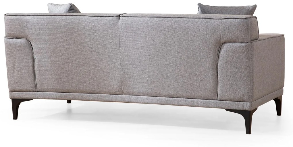 Atelier del Sofa 2-místná pohovka Petra 2 - Light Grey, Světlá Šedá