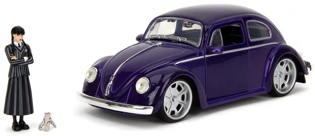 SIMBA Wednesday auto 1972 VW Beetle 1:24 a figurka Wednesday