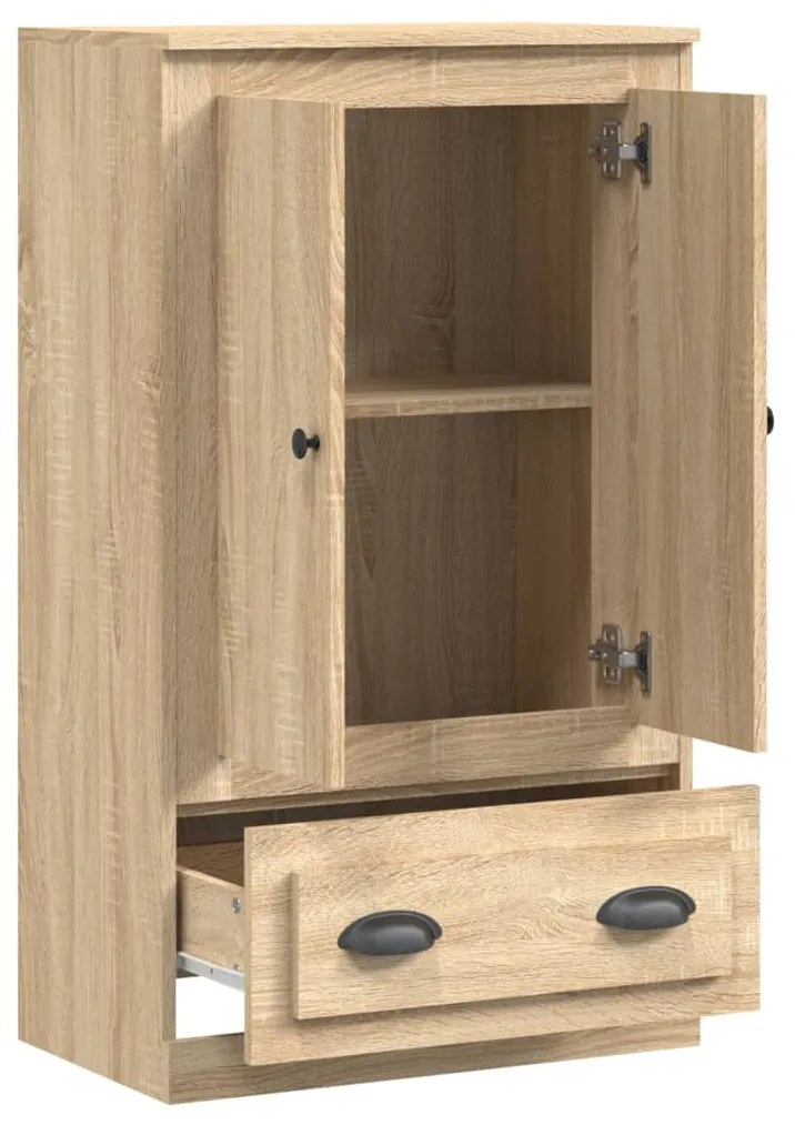 Skříň highboard dub sonoma 60 x 35,5 x 103,5 kompozitní dřevo - Default Title