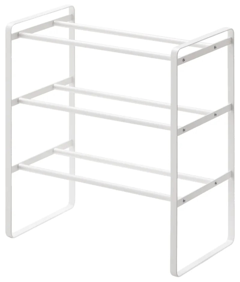 Yamazaki, Nastavitelná police na boty Frame 7555 Shoe Rack 3 | bílá