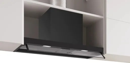Bosch Serie 4 vestavný odsavač par 80 cm čisté sklo, černá, matná DBB85CC60