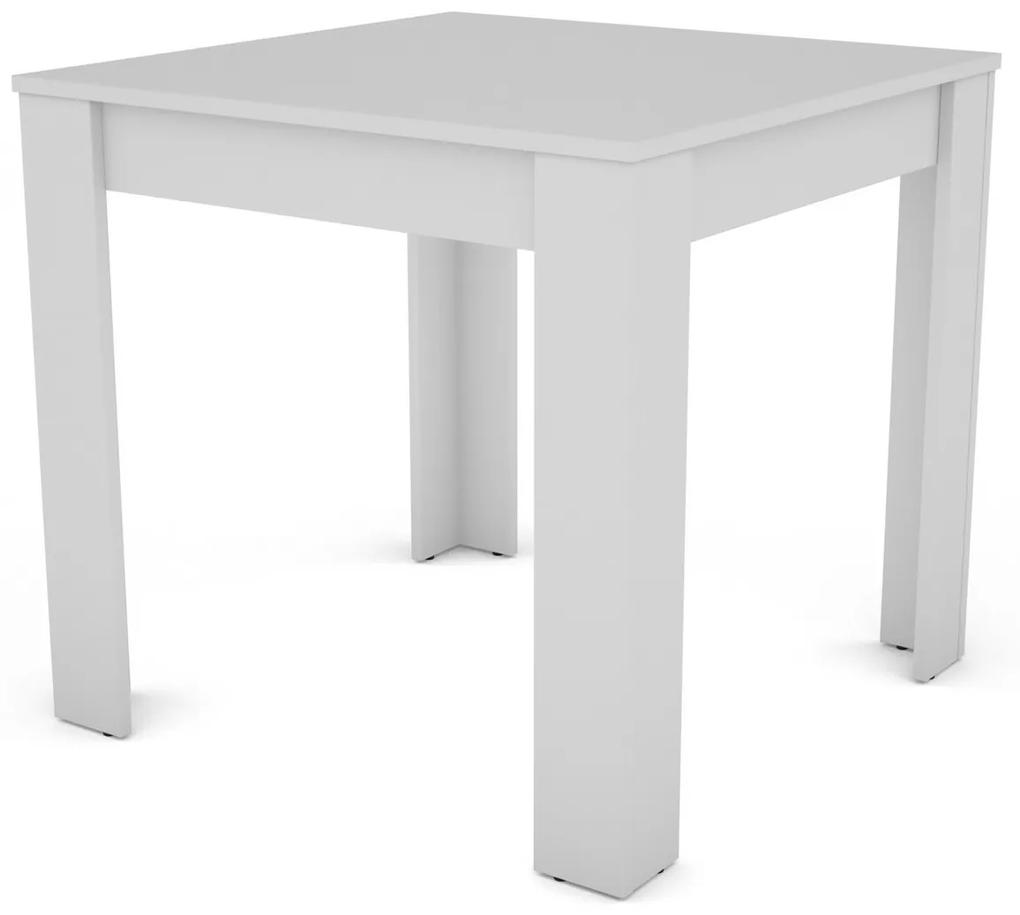 Jídelní stůl David 80x80 cm, bílý