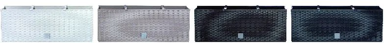 Prosperplast RATO case samozavlažovací truhlík 51,4 x 19,2 x 18,6 cm antracit