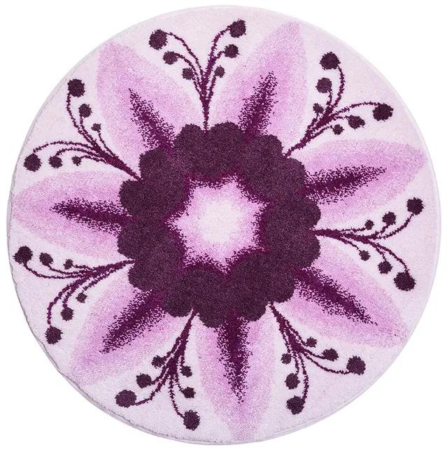 GRUND DAR NĚHY Mandala kruhová fialová průměr 60 cm