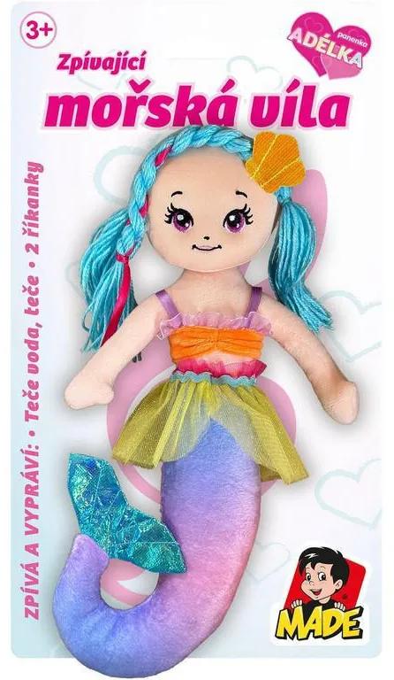 Textilní panenka mořská panna 38 cm
