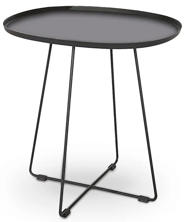 Odkládací stolek Nata černý