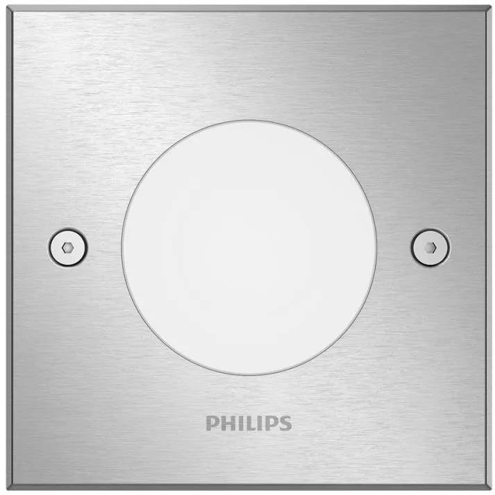 Led venkovní zápustné svítidlo philips crust 17356/47/p0 3w - nerez