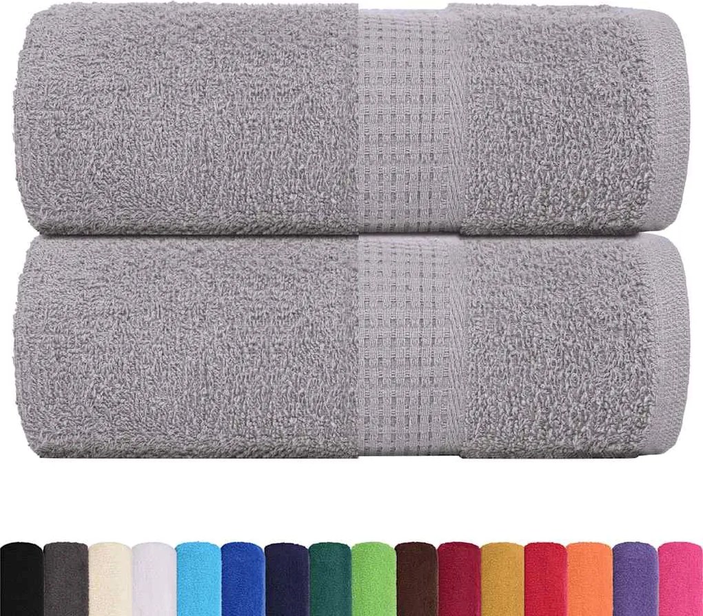 Ručníky FROGN 2 ks šedé 30x30 cm 360 g/m² 136824