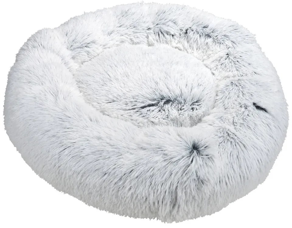 Bílý pelíšek pro psa ø 95 cm Fluffy Heather – Love Story