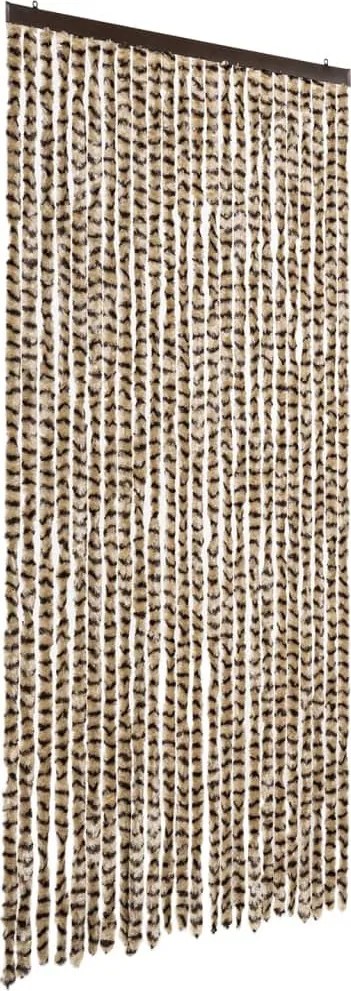 vidaXL Závěs proti hmyzu 100 x 200 cm žinylka [377336] Barva: Světle šedá a tmavě šedá