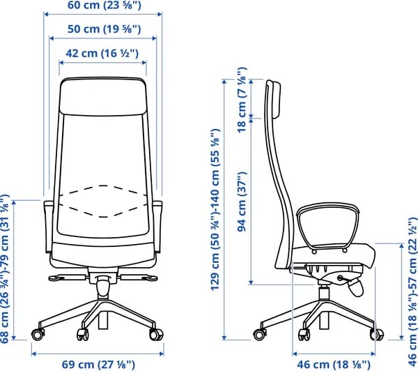 MARKUS Kancelářská židle, Vissle tmavě šedá
