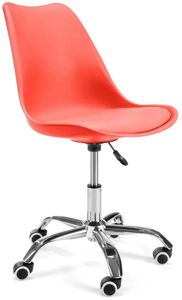 Otočná židle FD005 červená