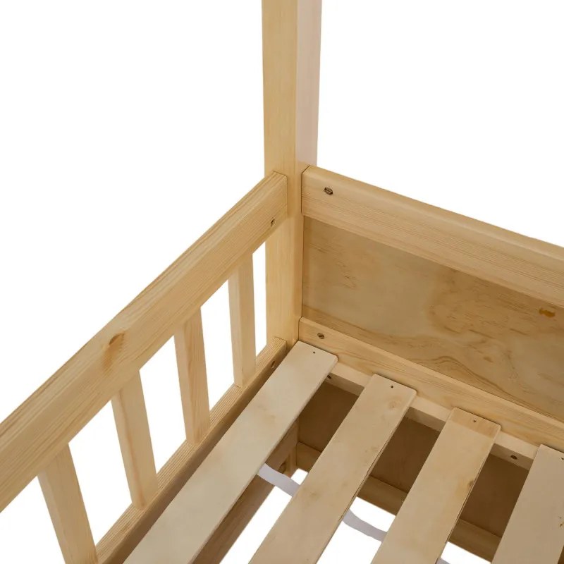 Postel Montessori BIANKA, 90x200, masiv přírodní Kondela 0000396818