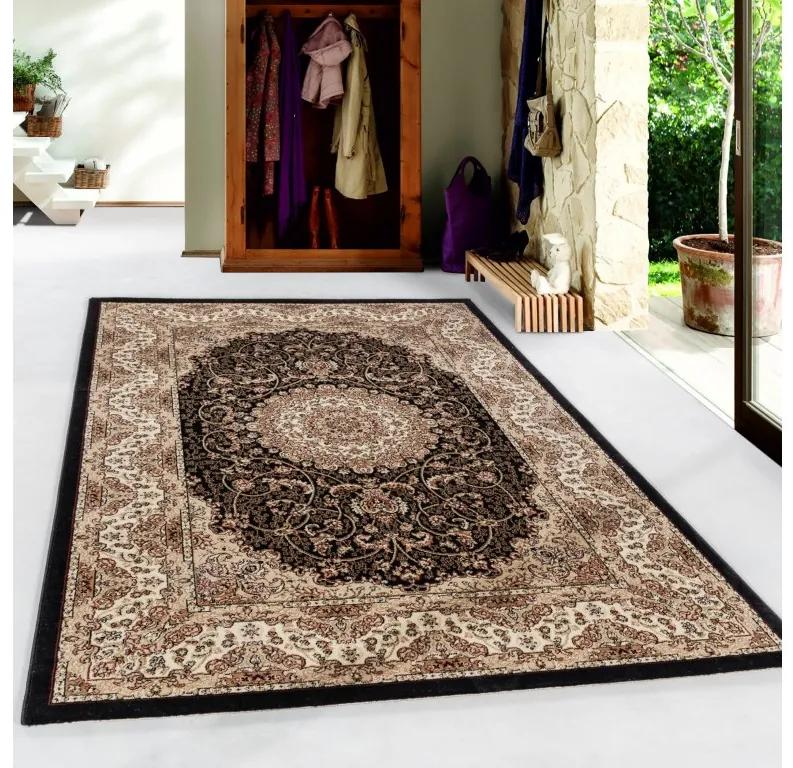 Ayyildiz Kusový koberec KASHMIR 2606, Černá Rozměr koberce: 240 x 340 cm