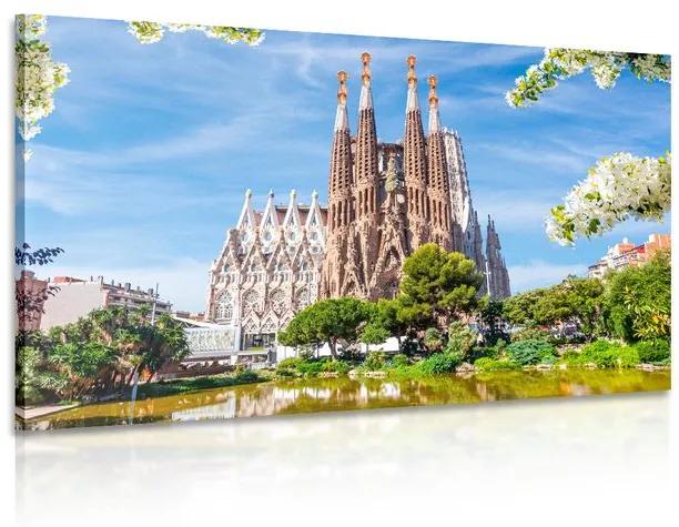 Obraz katedrála v Barceloně Varianta: 60x40