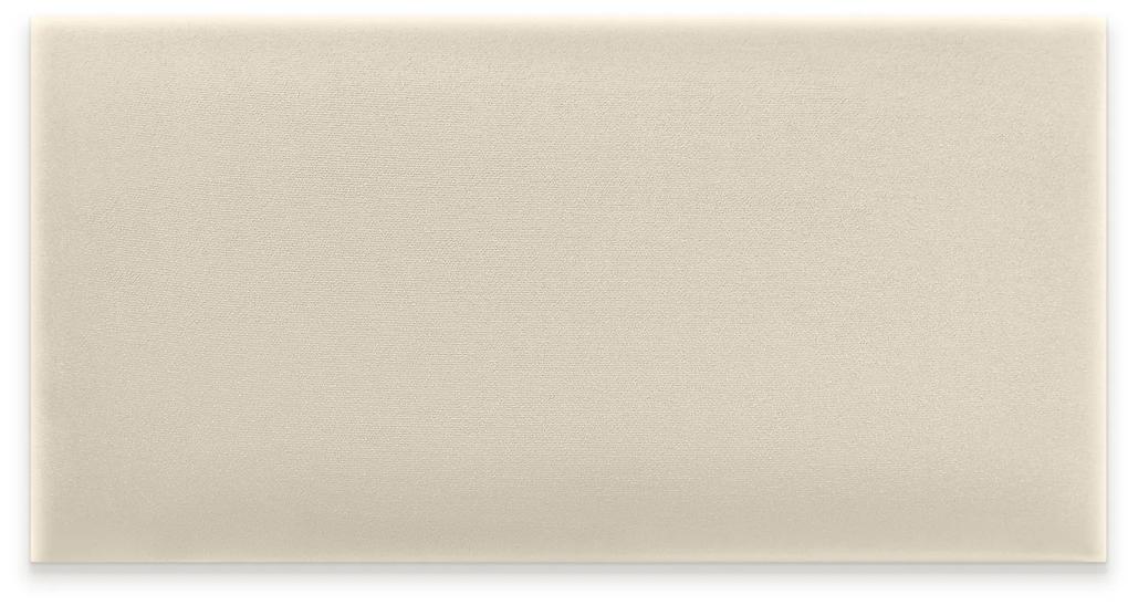 Čalouněný panel - Obdélník - 100x20cm Barva: Krémová