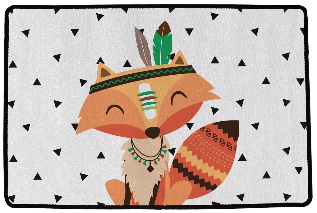 Butter Kings Textilní rohož Indian Fox - 45x75 cm