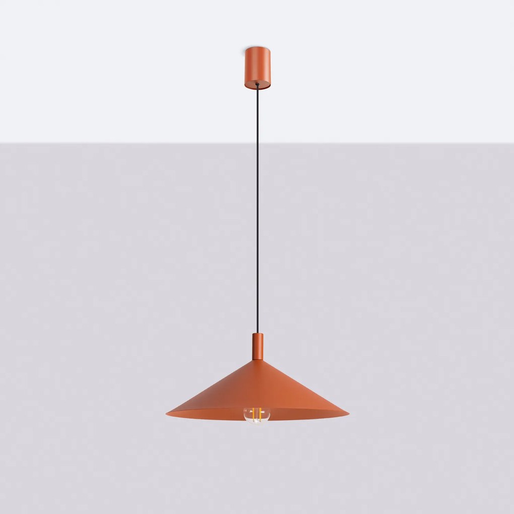 Sollux Lighting Závěsné svítidlo NOX 40 okrově červené