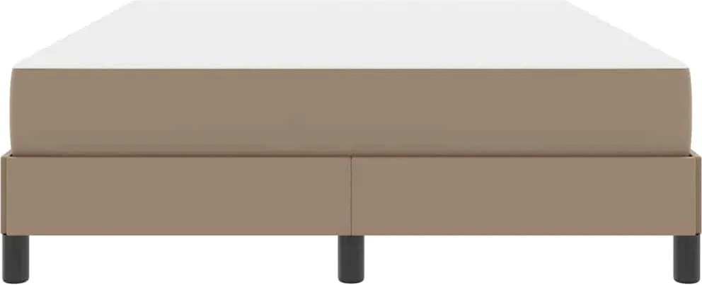 Rám postele s matrací Cappuccino 140 x 190 cm textil 3398632