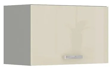 Závěsná skříňka Multiline 50 GU-36 1F, Barva: šedá / bílý lesk