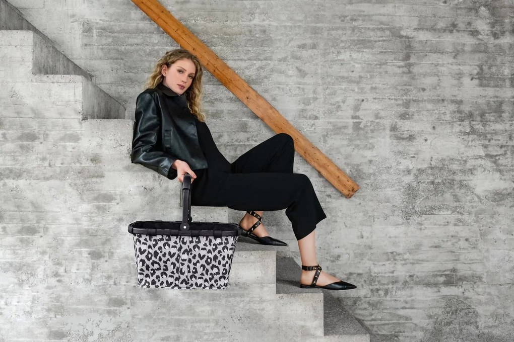 Nákupní košík Reisenthel Carrybag frame leo nero