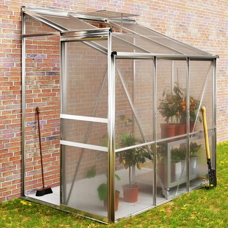 Zahradní skleník - 192 x 127 x 202 - plocha 2,3 m² - objem 3,65 m³ + základna