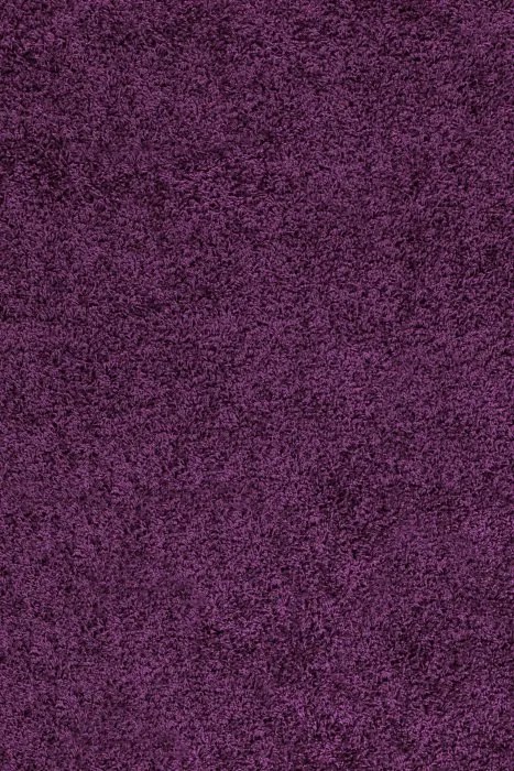 Chlupatý kusový koberec Life Shaggy 1500 fialový Typ: kulatý 200 cm