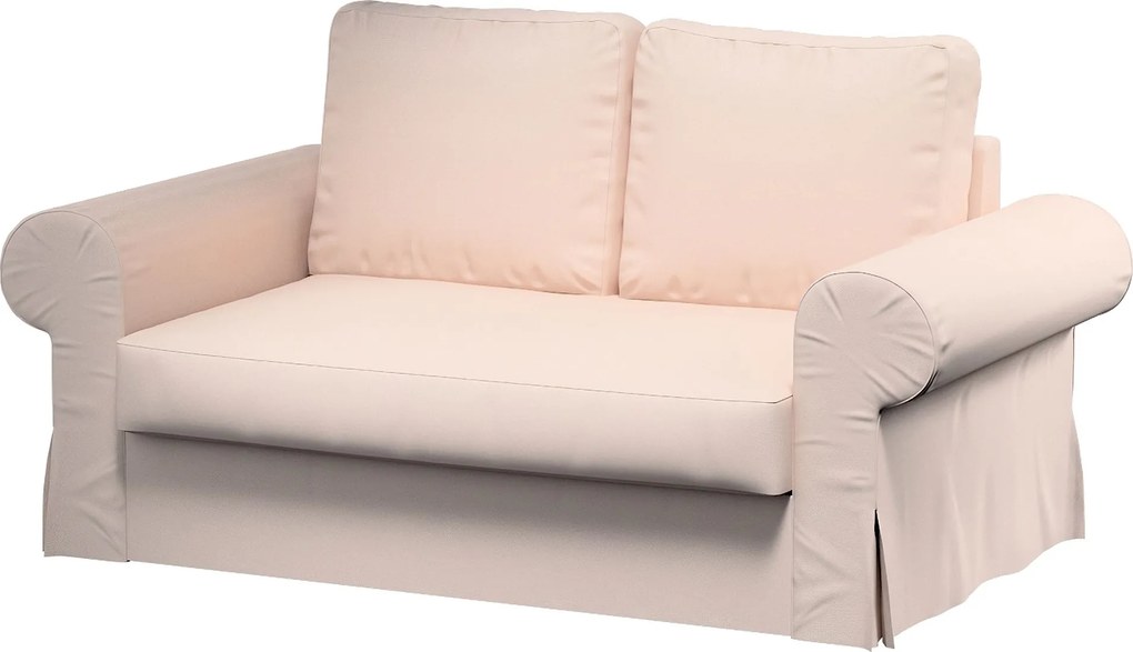 Potah na pohovku IKEA Backabro 2-místná, rozkládací barva růžová látka pletený vzor
