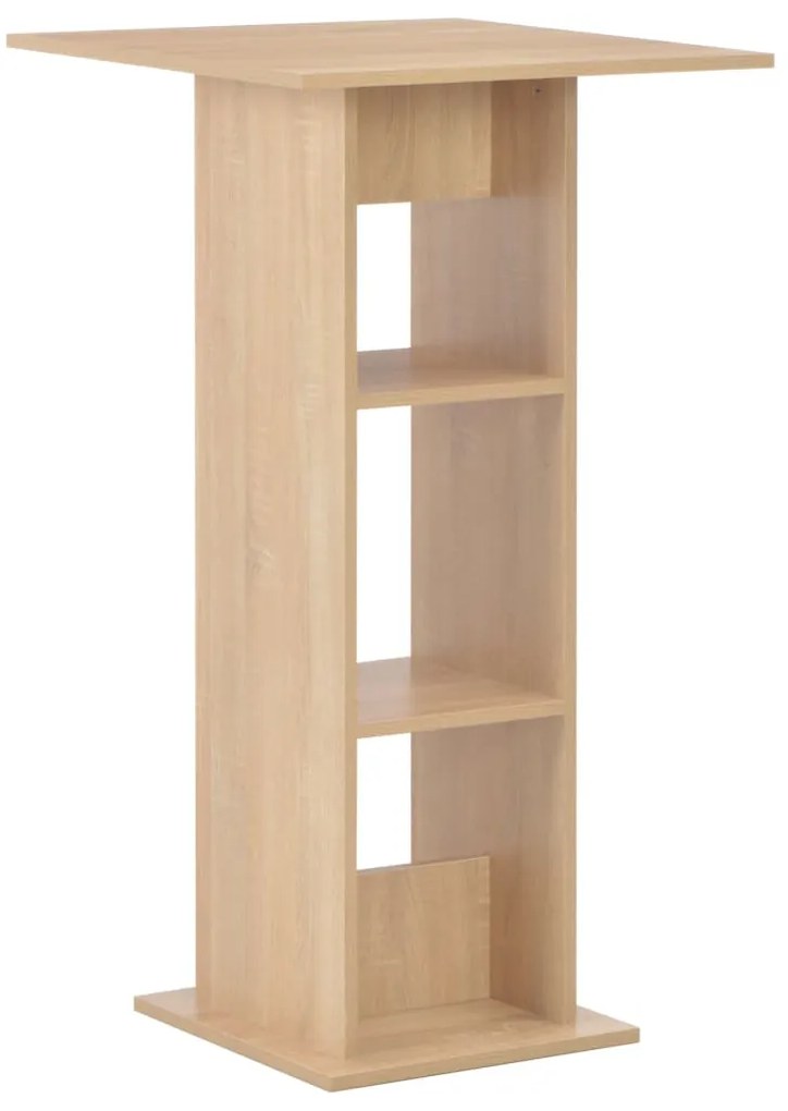 Barový stůl dub 60 x 60 x 110 cm 280207