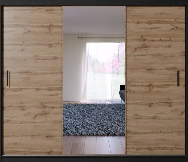GiB Meble Šatní skříň BREGI SZ250 Barva: Kašmír
