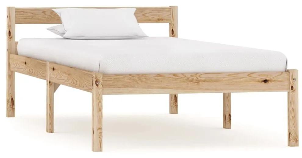 Petromila Rám postele masivní borové dřevo 100 x 200 cm